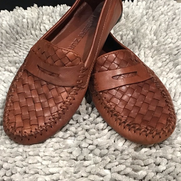 Robert Zur | Shoes | Robert Zur Leather Woven Flats | Poshmark